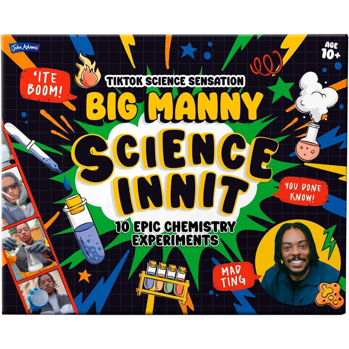 Big Manny Science Innit 10 Epic Chemistry Experiments – Toys N Tuck