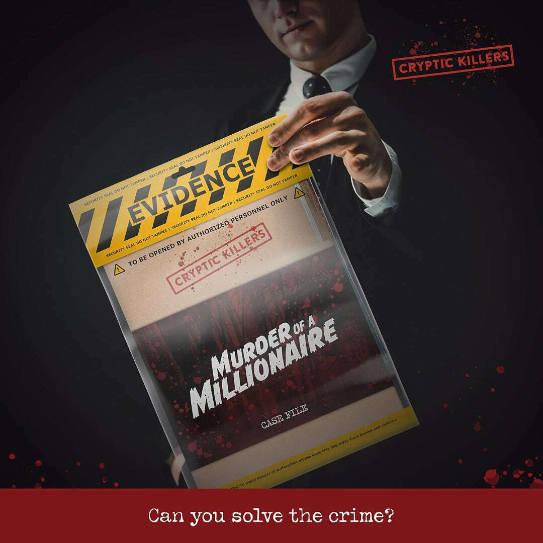 Cryptic Killers Murder of a Millionaire Unsolved Murder Mystery Game ...
