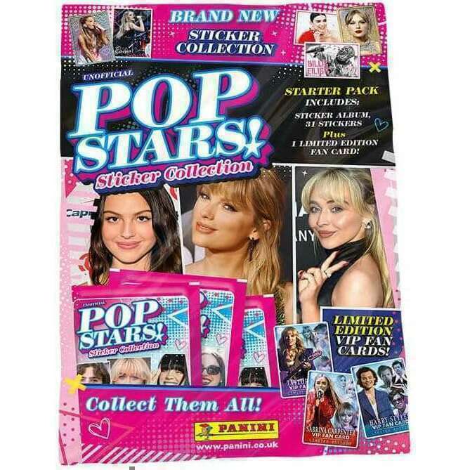 Pop Stars! Sticker Collection Starter Pack – Toys N Tuck