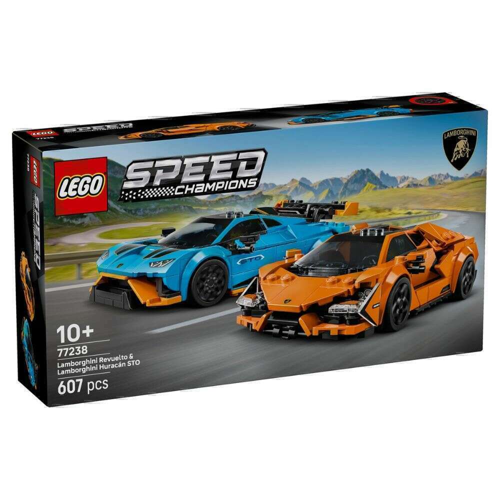 Lego 77238 Speed Champions Lamborghini Revuelto & Hurac n STO – Toys N Tuck