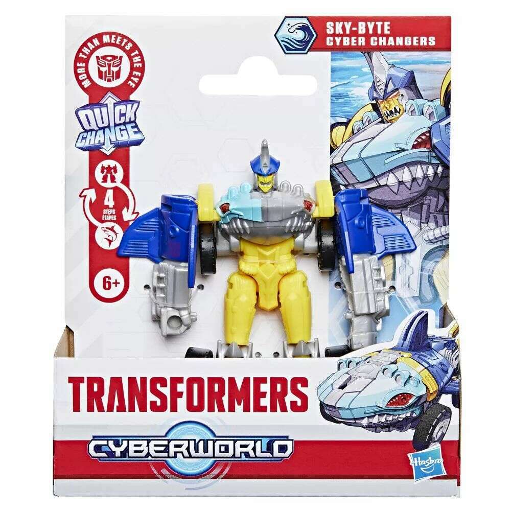 Transformers Cyberworld Cyber Changers Sky-Byte – Toys N Tuck